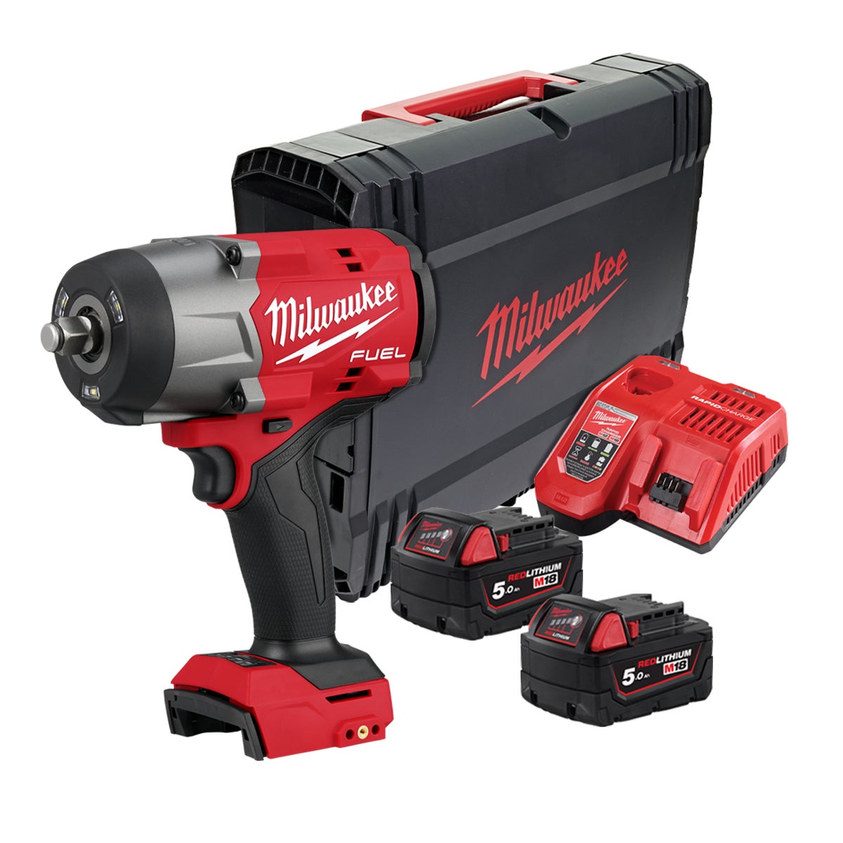 Milwaukee M18 FHIW2F12-502X mutterinväännin 1/2" karalla, 2034 Nm ...